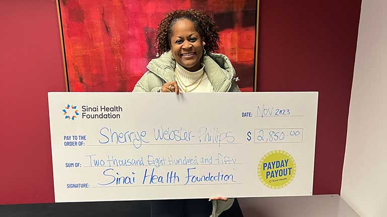 Sinai Health Foundation - Payday Payout